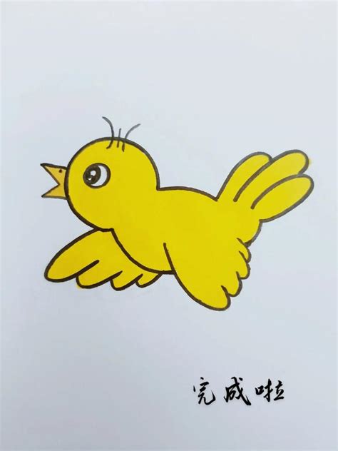 简笔画飞起的小鸟（流行16张） 简笔画图片大全