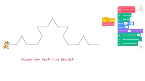 scratch flocon von koch youtube
