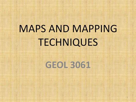 SOLUTION Chapter 1 Maps Mapping Studypool