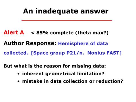 Ppt Validation And Checking Of Crystal Structures Powerpoint