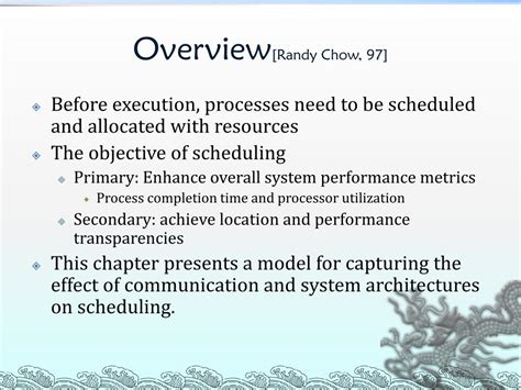 Ppt Distributed Process Scheduling 51 A System Performance Model Powerpoint Presentation