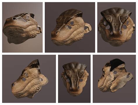 Simosuchus Mask 3d Renders By Dragonartist15 On Deviantart