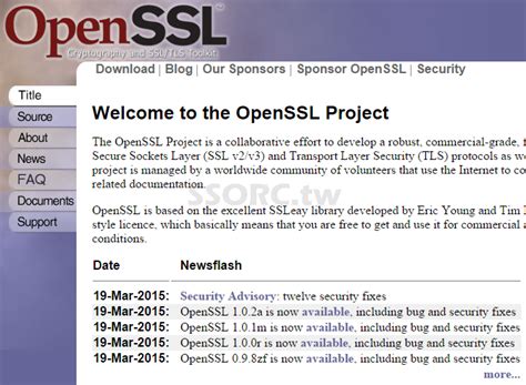 Openssl 最近漏洞修復清單 Ssorctw