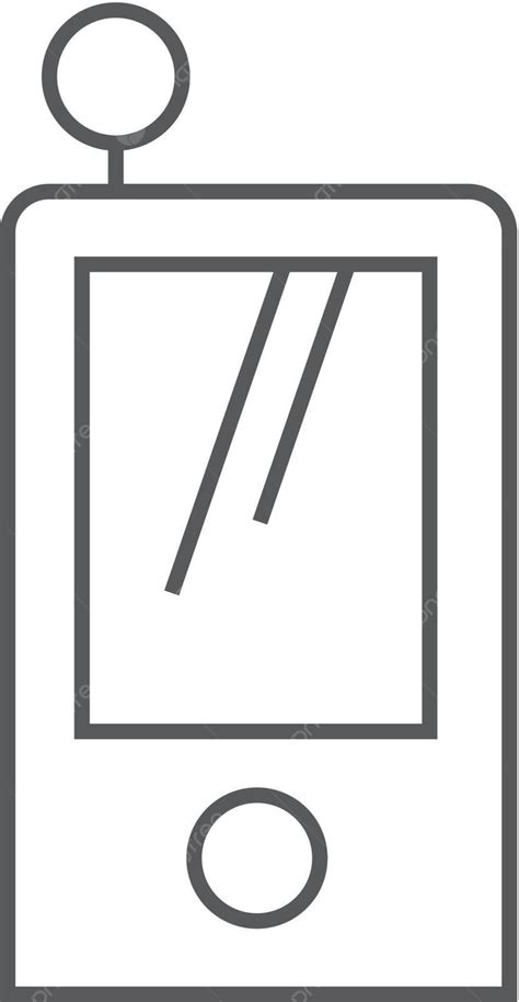 Outline Icon Densitometer Black Design Printing Vector Black Design