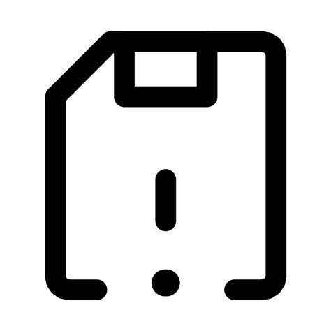 Floppy Disk Alert Left Vector Svg Icon Svg Repo