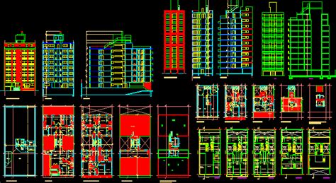 Building In Height DWG Block For AutoCAD Designs CAD