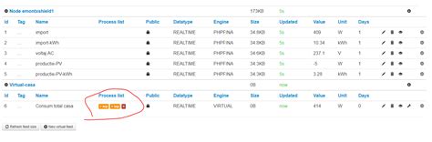 Virtual Feed Add Values From Input Emoncms Openenergymonitor