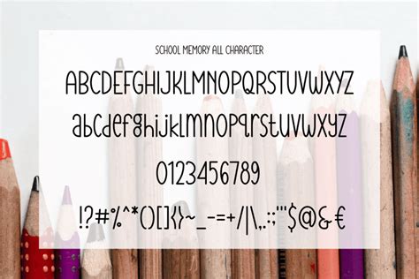 School Memory Font · 1001 Fonts