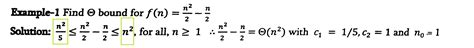 Algorithm Confused In Big Theta Notation Asymptotic Notation