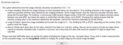 intensity normalization image analysis image sc forum