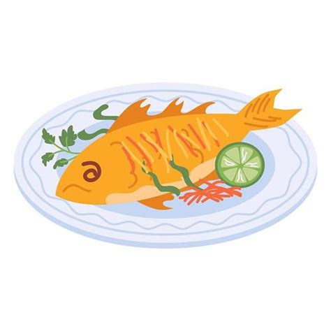 红烧鱼简笔画大全带颜色怎么画（流行13张） 简笔画图片大全