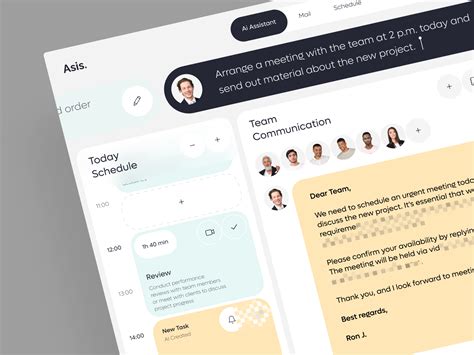 Asis Personal Ai Assistant By Jack R For Rondesignlab ⭐️ On Dribbble