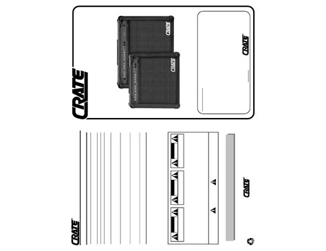 Crate Gfx 212 Owners Manual Immediate Download