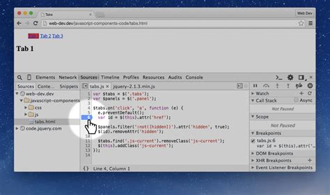 Javascript Debugging · Web Dev Topics · Learn The Web