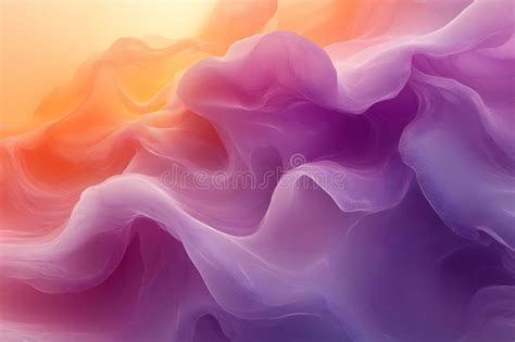 Colorful Abstract Waves In Purple And Orange Perfect For Modern Design Posters Generative Ai