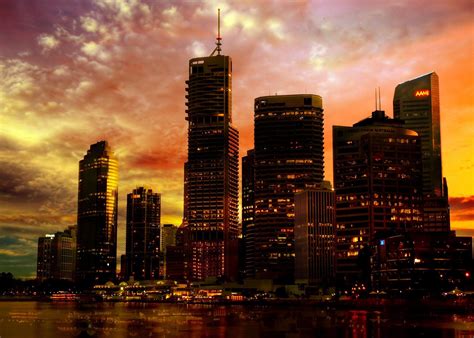 Sunset City Wallpapers Wallpaper Cave