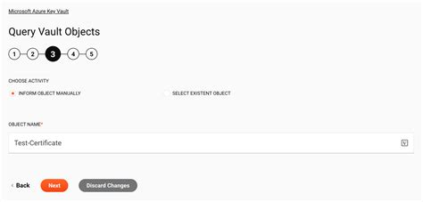 Query Vault Objects Activity Jitterbit Documentation