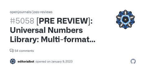 Pre Review Universal Numbers Library Multi Format Variable