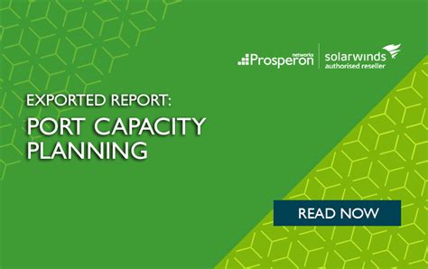Port Capacity Planning Exported Report Prosperon Networks