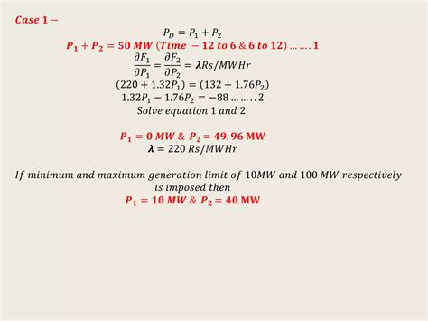 Unit 5 Economic Load Dispatch And Unit Commitment Pptx