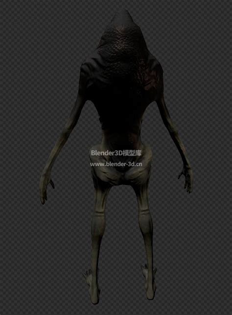 Blender 变异人3d模型素材资源免费下载 Blender3d模型库