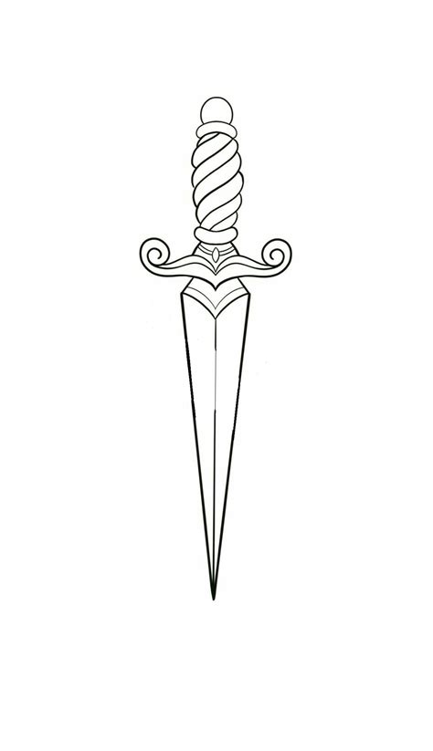 Dagger Drawing