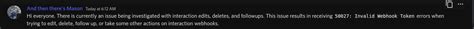 I Got Discord Errors HTTPException Unauthorized Error Code Invalid Webhook Token