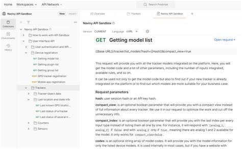 Developer Friendly Api Navixy Api Sandbox In Postman