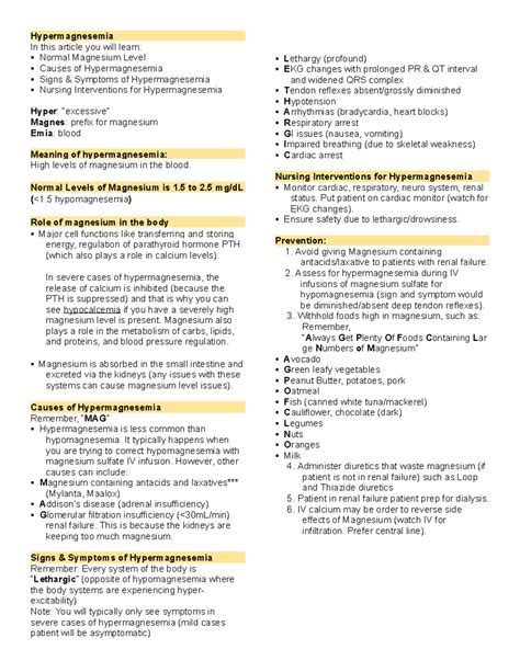 Magnesium Level Diagnosis Code At Helene Winkleman Blog