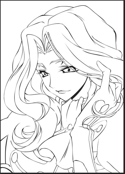Code Geass Cornelia Lineart By Rebi Sama On Deviantart