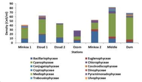 Total Density Of Algae Classes Depending On The Stations Download Scientific Diagram