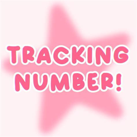 Tracking Number Etsy