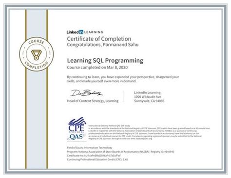Certificate Of Completion Blockchain Basics Ppt
