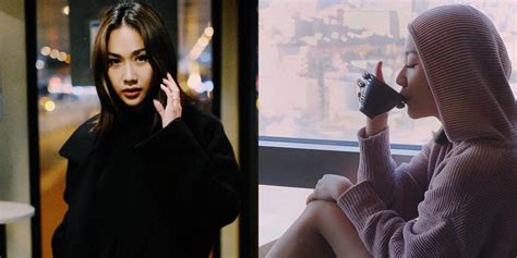 Foto Bunga Citra Lestari Liburan Musim Dingin Ke Jepang Pakai Hoodie