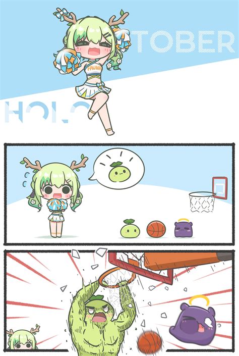 Takodachi And Sapling Hololive And More Drawn By Mpien Danbooru