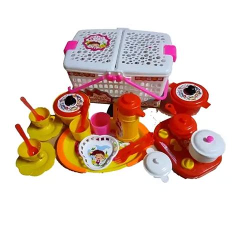 خرید و قیمت سبد پیک نیک گل خانم سایز بزرگ از غرفه فروشگاه اسباب بازی شهاب