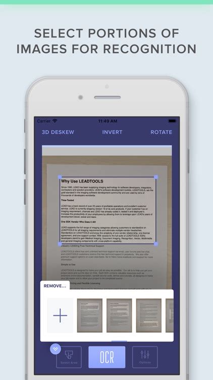 Ocr Scanner With Leadtools Sdk By Lead Technologies Inc