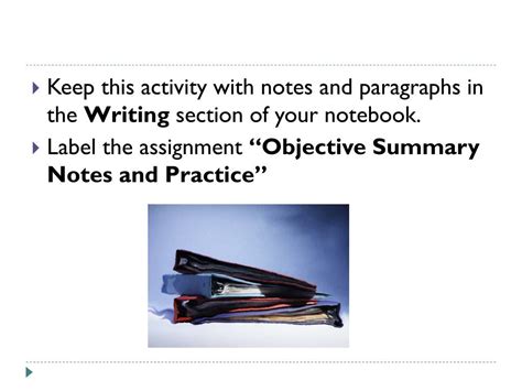 PPT Writing An Objective Summary PowerPoint Presentation Free Download ID 2509671