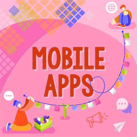 Text Showing Inspiration Mobile Apps Business Overview A Software