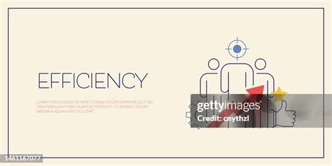 Efficiency Related Vector Conceptual Illustration Employee Performance