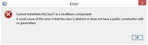 Trying To Visually Manipulate A Java Object As A Java Bean Causes An Download Scientific