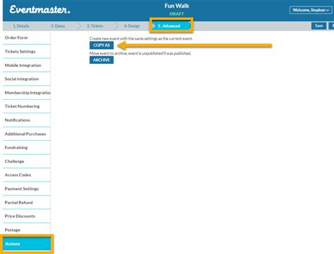 Event Templates Duplicate Events Organiser Hub