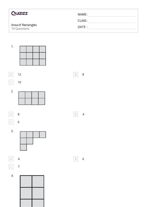 50 Rectangles Worksheets On Quizizz Free And Printable