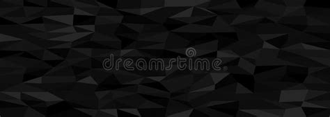 Abstract Geometric Pattern With Black Triangular Shapes For Modern Design And Background Art