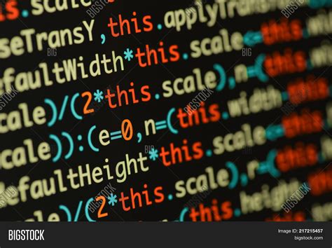 Real Java Script Code Image And Photo Free Trial Bigstock