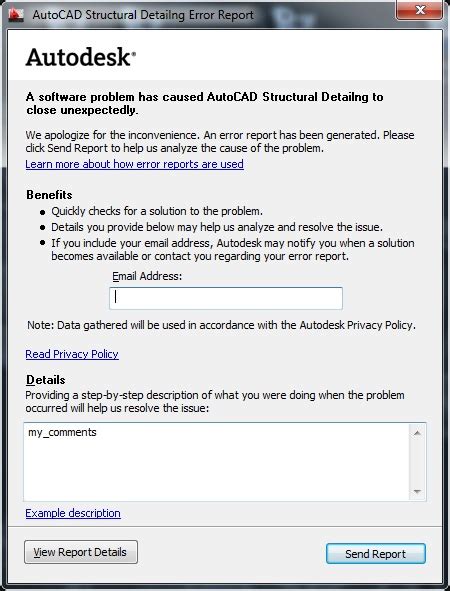Robot Structural Analysis Crashes While Generating Reports Autodesk