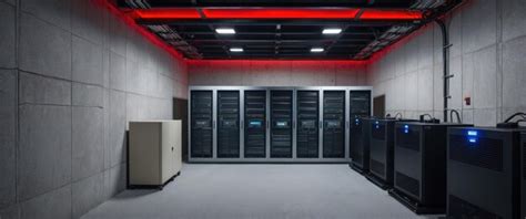 High Security Server Bunker With Reinforced Walls And Advanced Data Processing Infrastructure