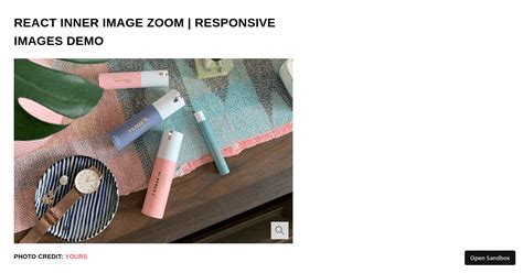 Responsive Images Codesandbox