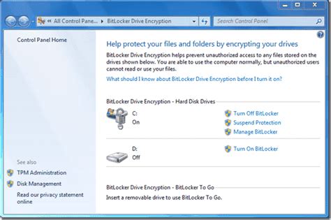 Active Directory And Bitlocker Part 4 Encrypting Hard Disks 4sysops