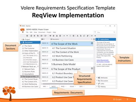 Reqview Volere Requirements Specification Template Pdf